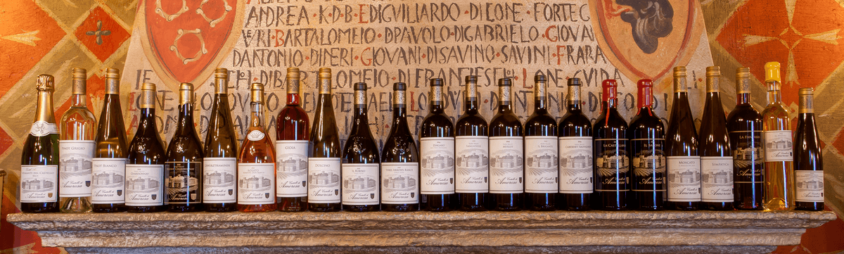 Press Room for Castello di Amorosa Napa Valley Wines