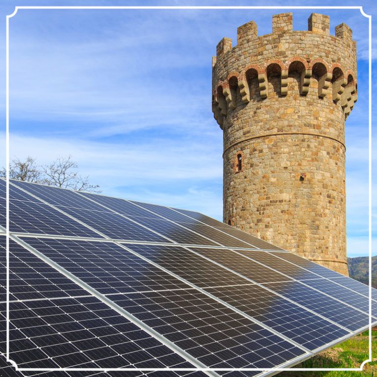 Solar at The Castle | Castello di Amorosa Solar-Powered Winery